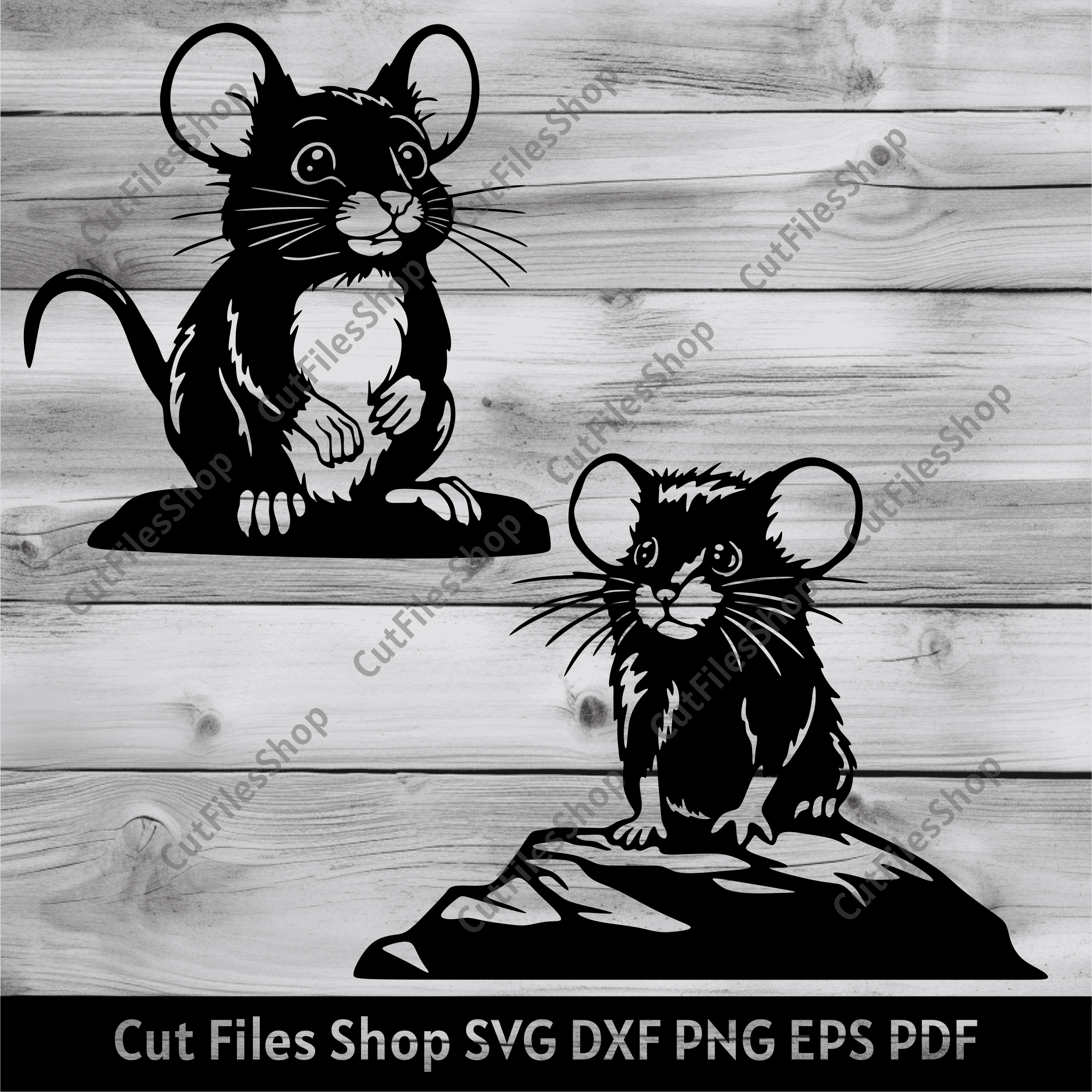 Mice Svg Files Mouse Svg For Cricut Dxf Mouse For Laser Cut Cnc