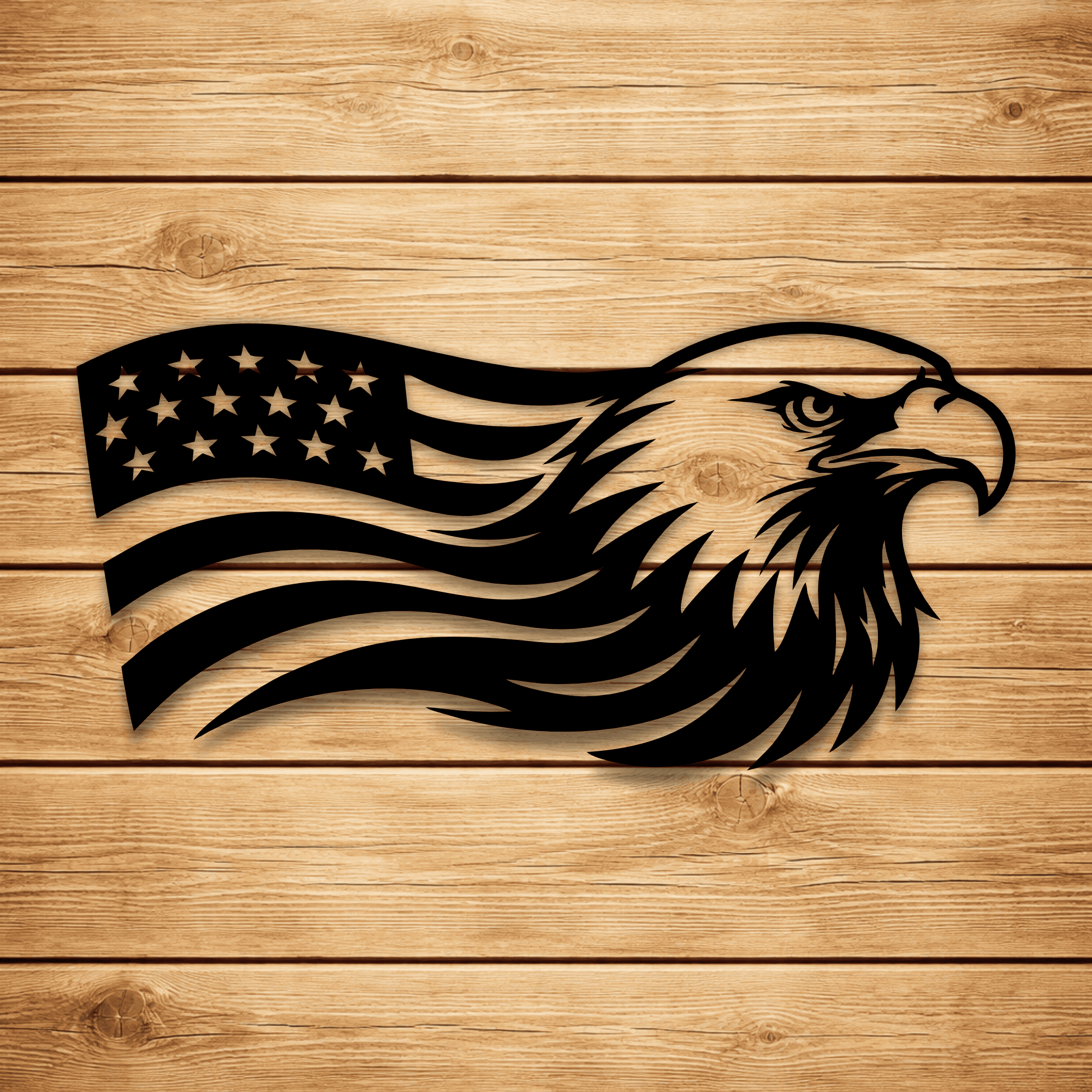 American Eagle SVG DXF for CNC Plasma, Laser and Cricut