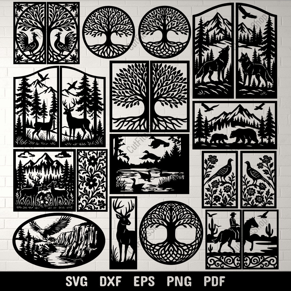 SVG, DXF, EPS files for Cutting Machines. Create stunning decor now!