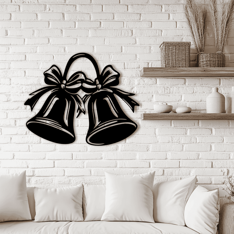 Christmas Bells SVG,Cut Files for Cricut,Silhouette, and CNC