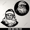 Santa Claus SVG, DXF, EPS and PNG: DIY Crafts