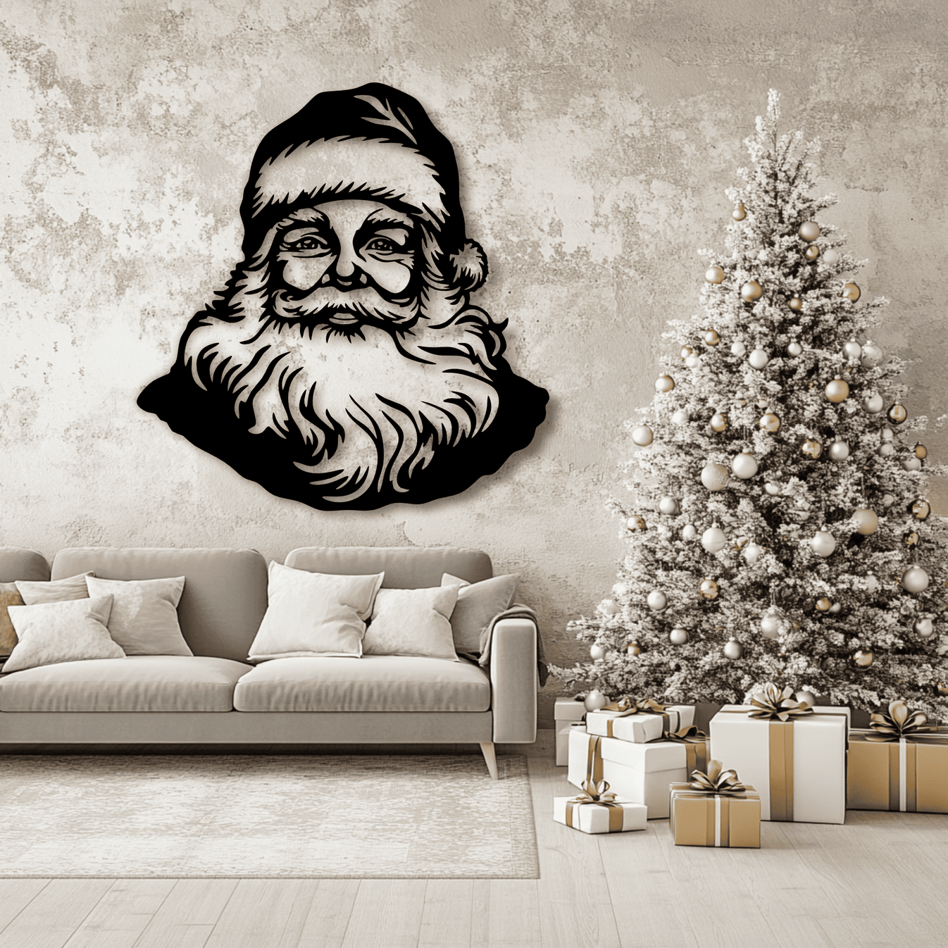 Santa Claus SVG, DXF, EPS and PNG: DIY Crafts