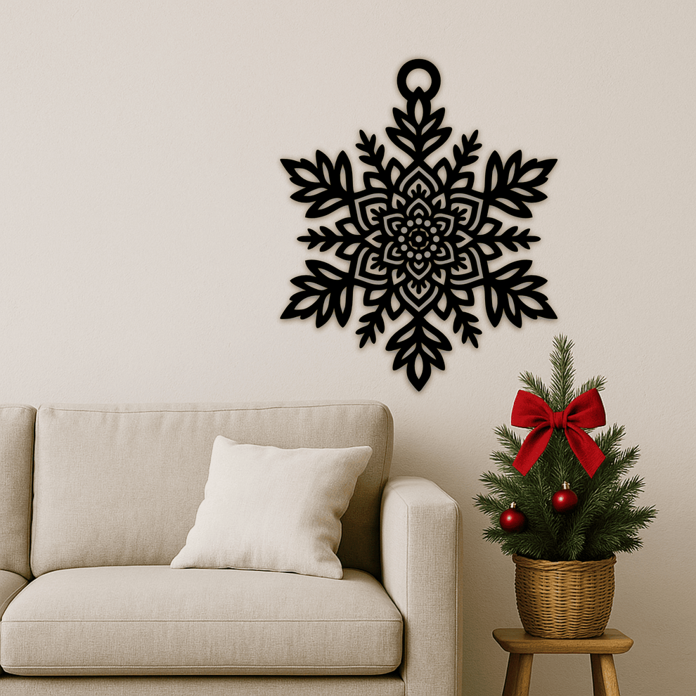 Snowflake Ornament SVG DXF PNG – Christmas Laser Cut Designs for CNC ...