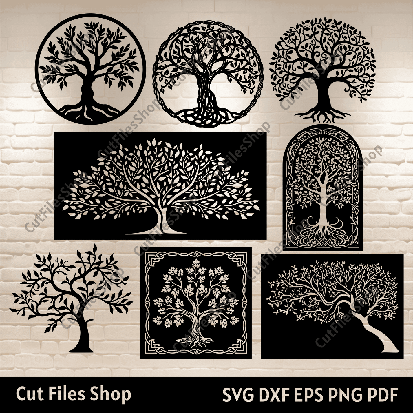 SVG, DXF, EPS files for Cutting Machines. Create stunning decor now!