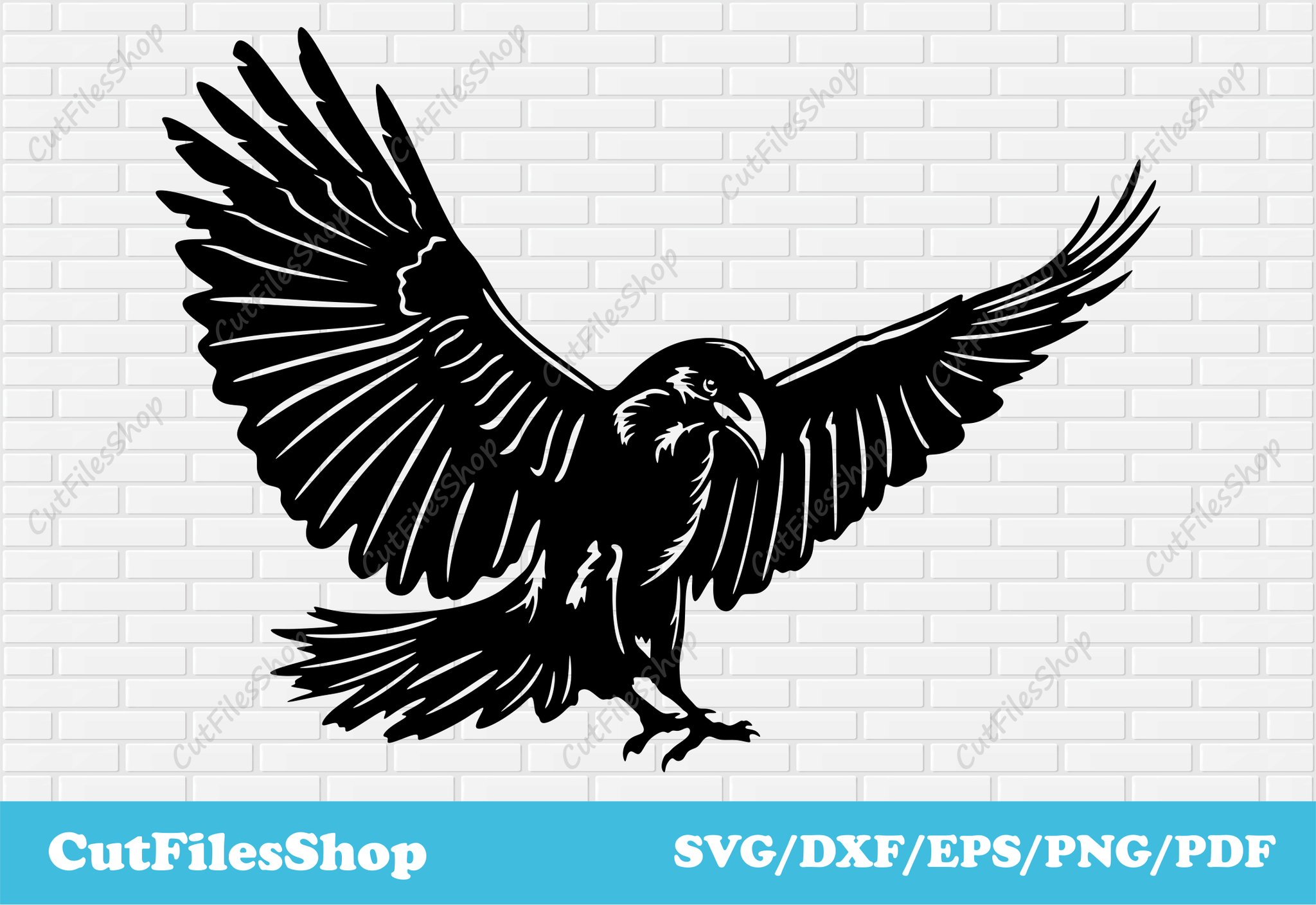 Crow dxf files, crow svg files, bird svg cut files for cricut, Clipart Svg